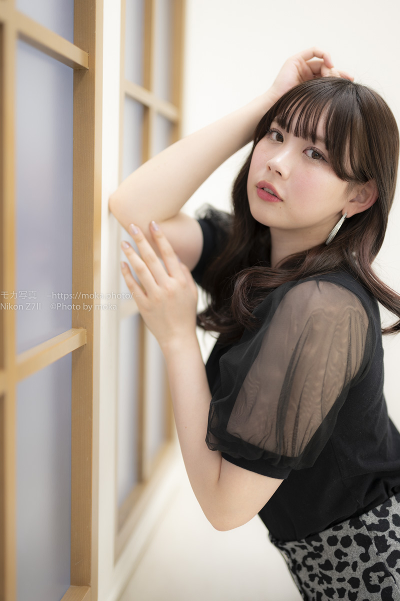 【ポートレート撮影】黒の衣装で大人っぽく・・